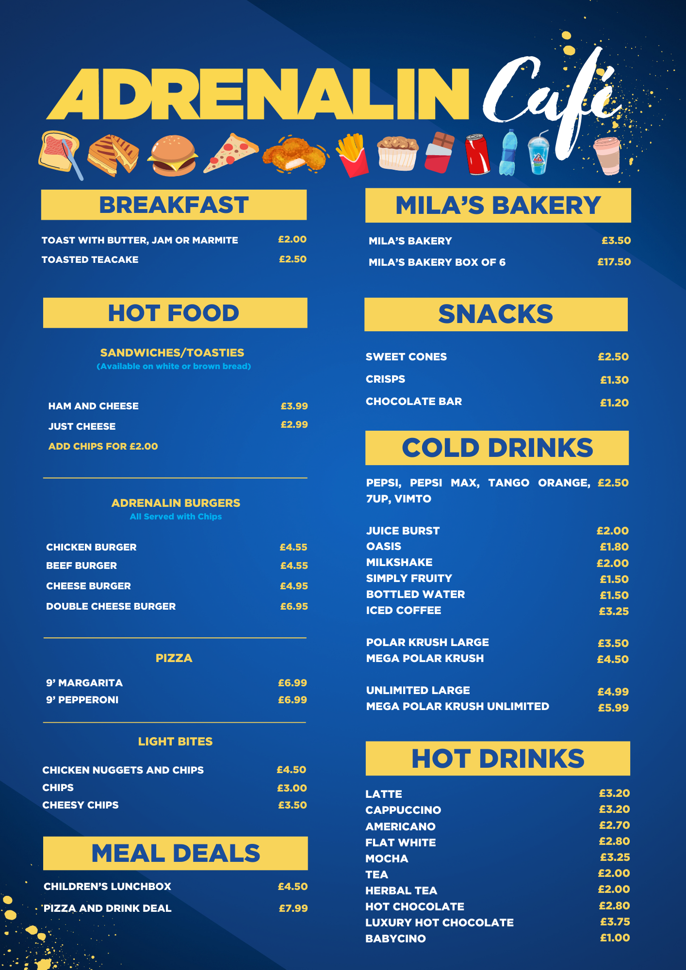 Cafe – Welcome to Adrenalin Adventure Park